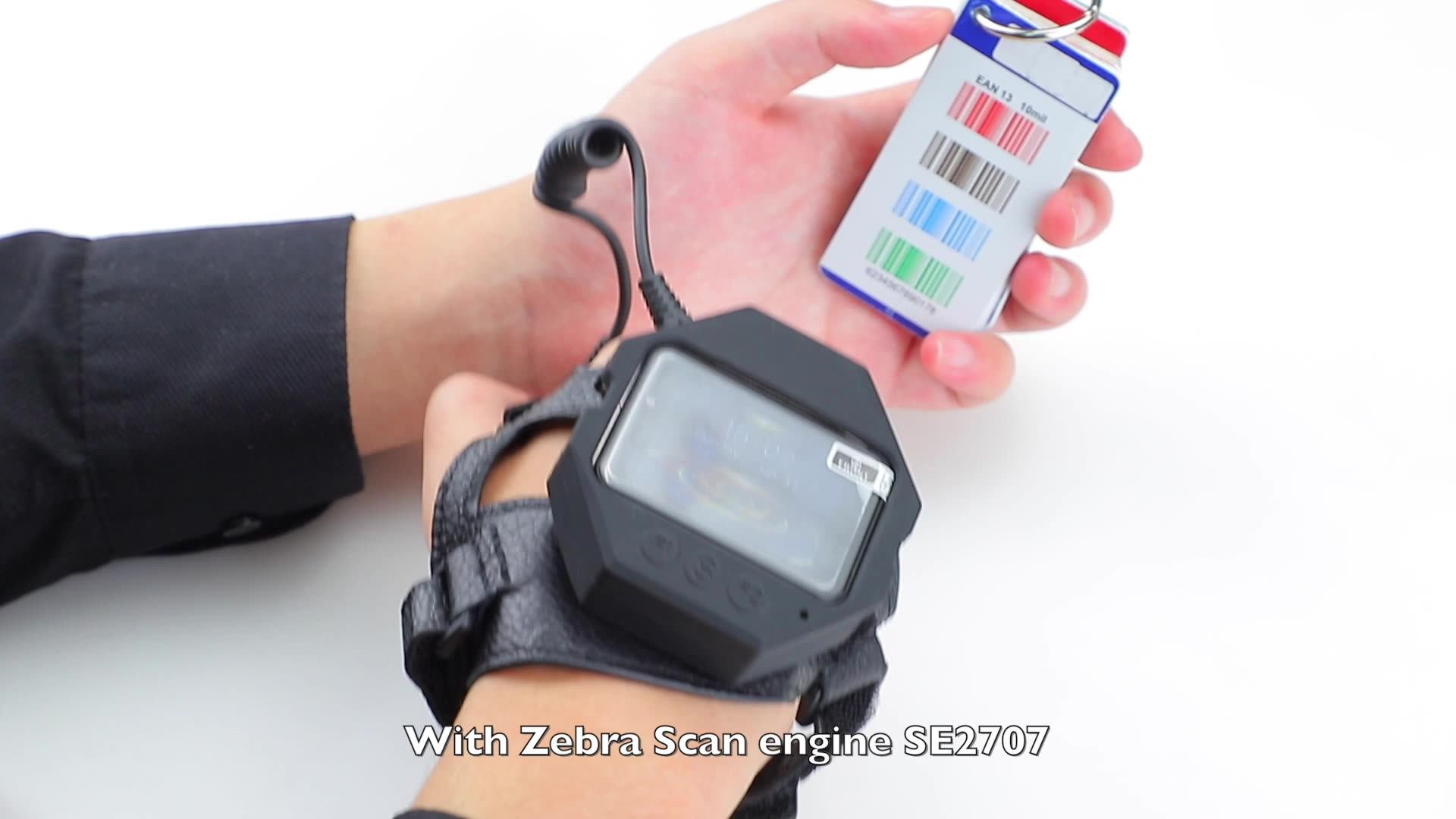 Android Handheld Wearable Trigger Ring Barcode Scanner Reader And ...