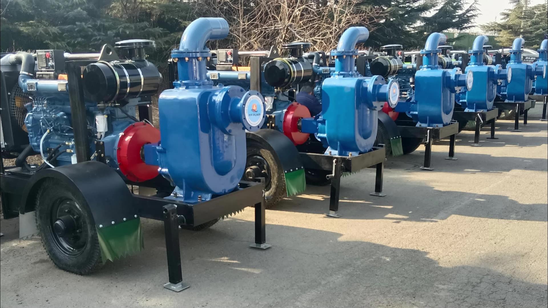 6 Inch Diesel Engine Powered Irrigation Self Priming Diesel Engine Water Pump Sets - Buy China ...