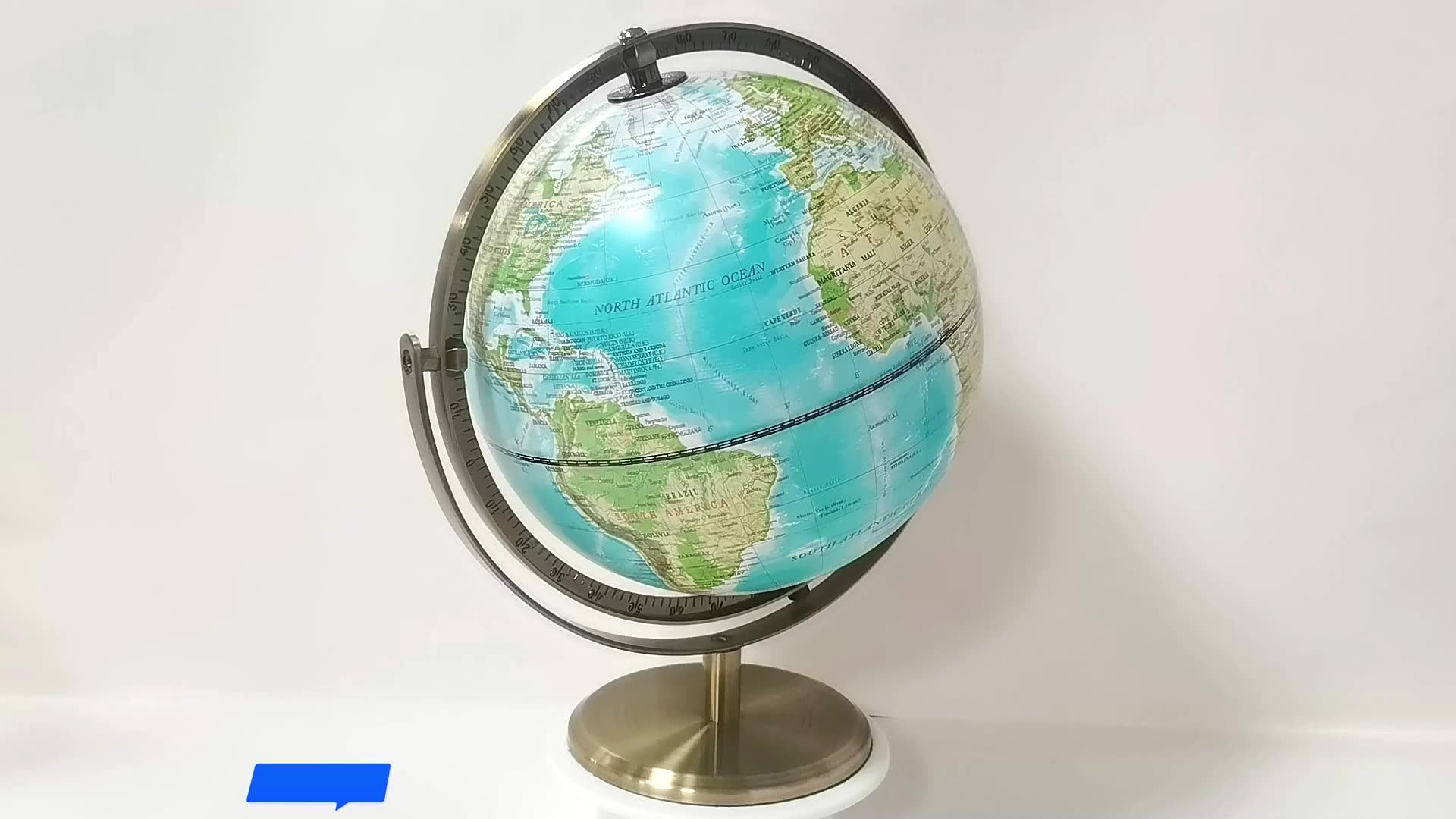 20cm Green Color Physical World Globe Teaching Office Globe Decorative ...