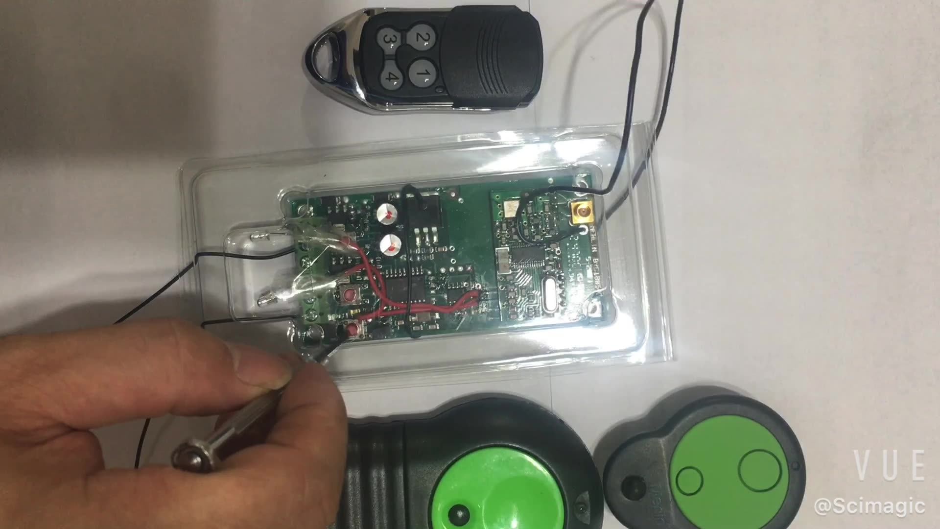 Garage Door Remote Control Prolift 230t/430r For Merlin M842/m832/ M844 ...