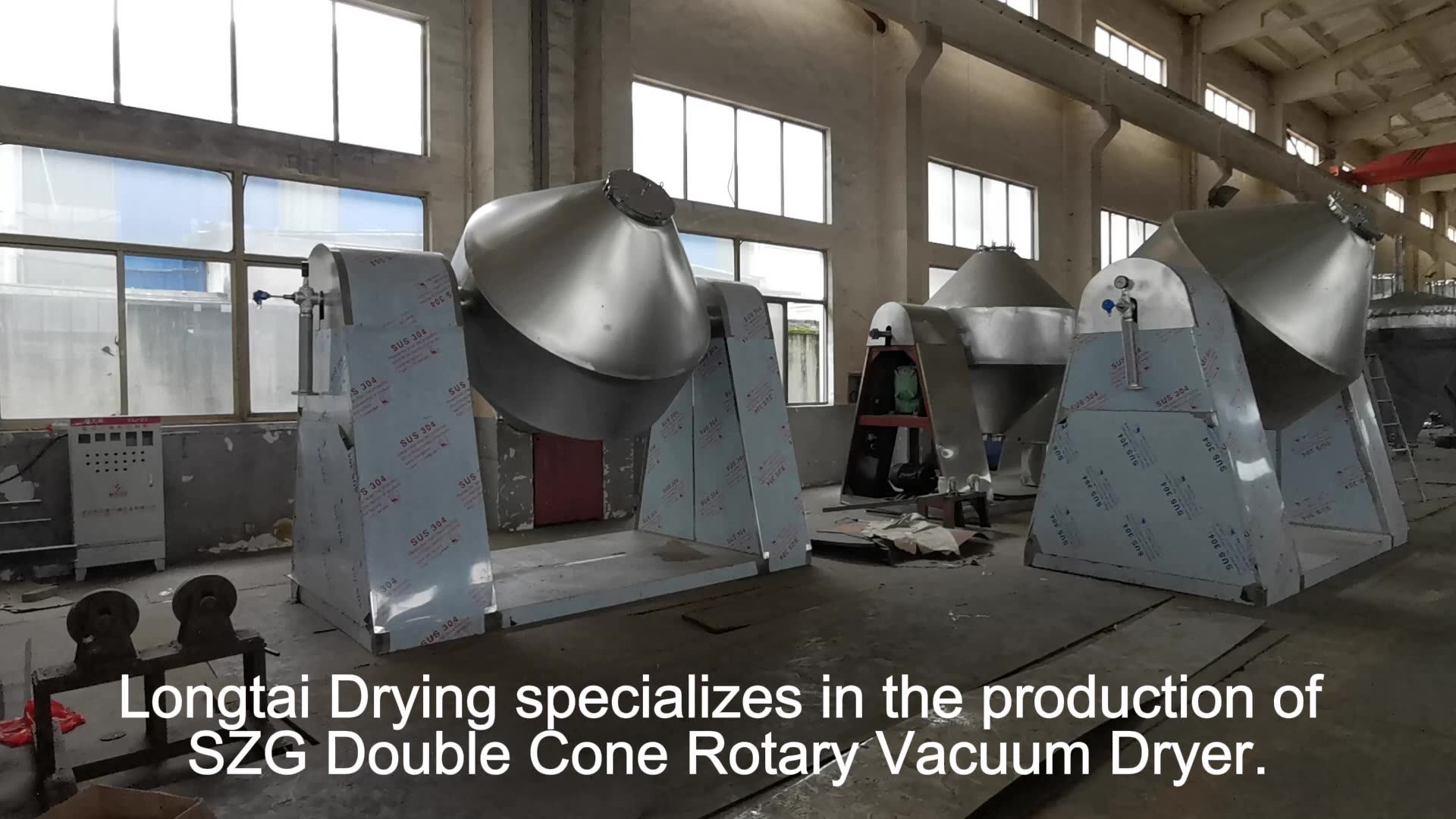 Additives Rake Vacuum Dryer / Magnesium Oxide Stainless Steel Rake ...