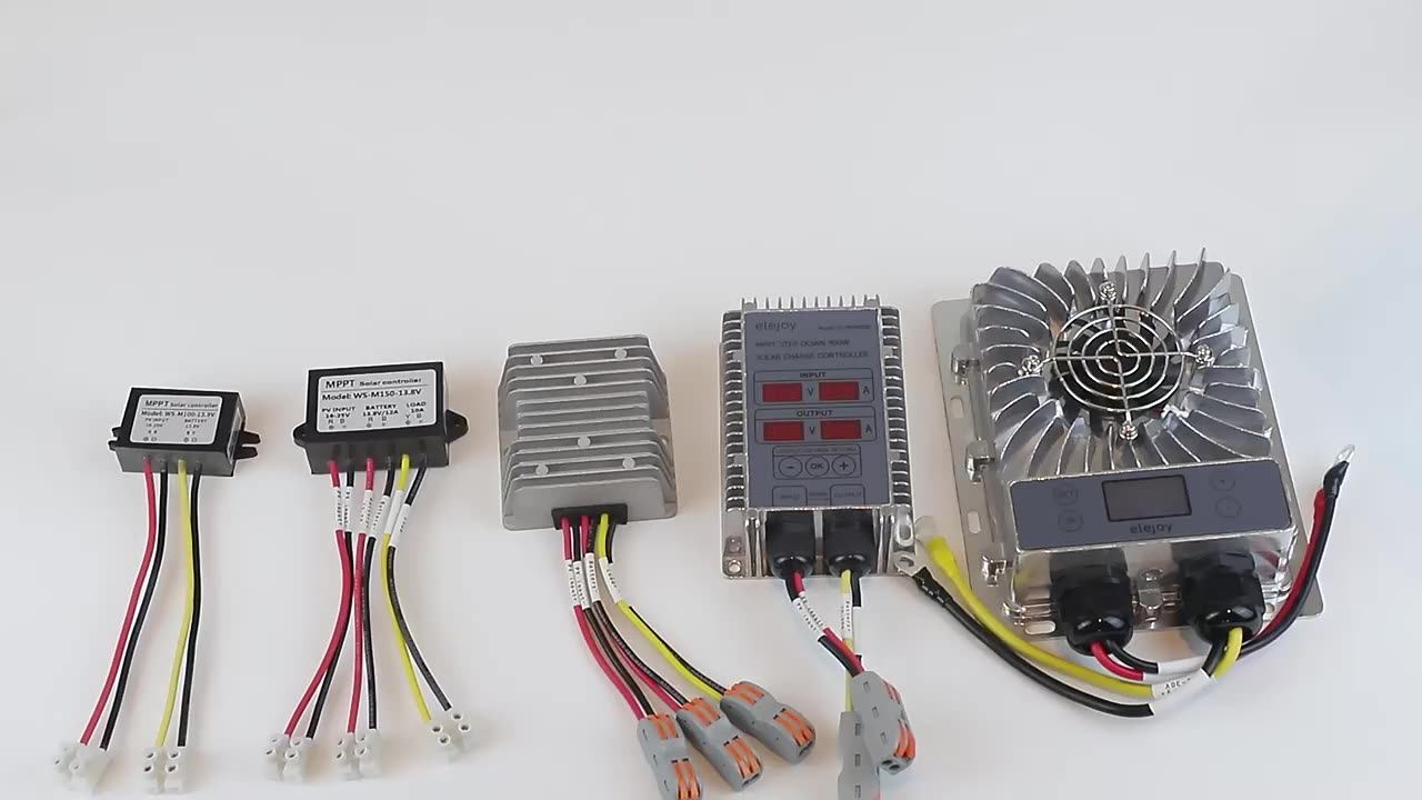200w Elejoy El-mu200sp Manufacturer Mppt Solar Charge Controller 99% Led Display Step-up Solar ...