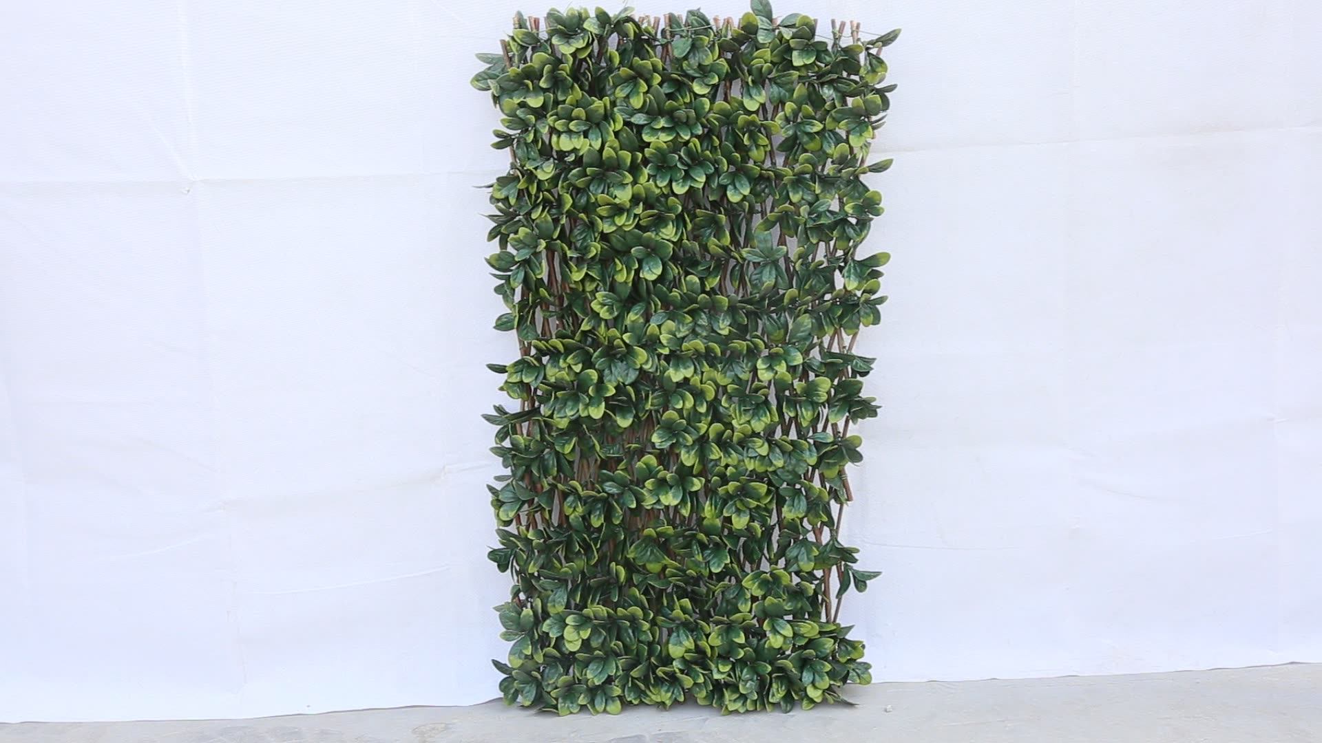 Willow Trellis With Artificial Leaf Expandable Faux Maple Willow ...