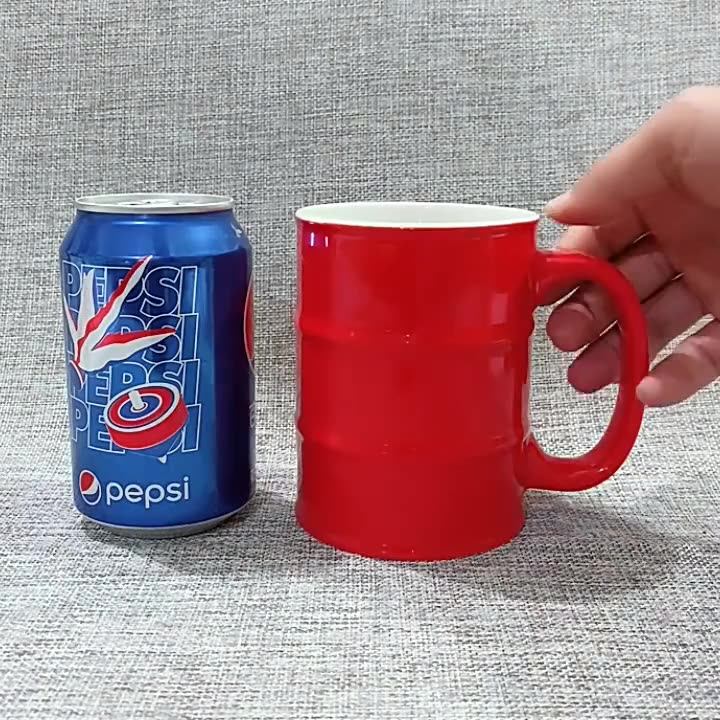 Custom Logo Oil Gas Mugs Petroleum Petrol 55 Gallon Oil Drum Cup Oil ...