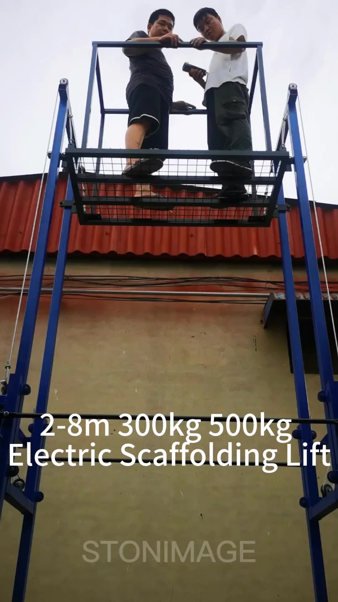 Good Quality 2 - 8m 300-500 Kg Home Portable Lifting Platform Foldable ...