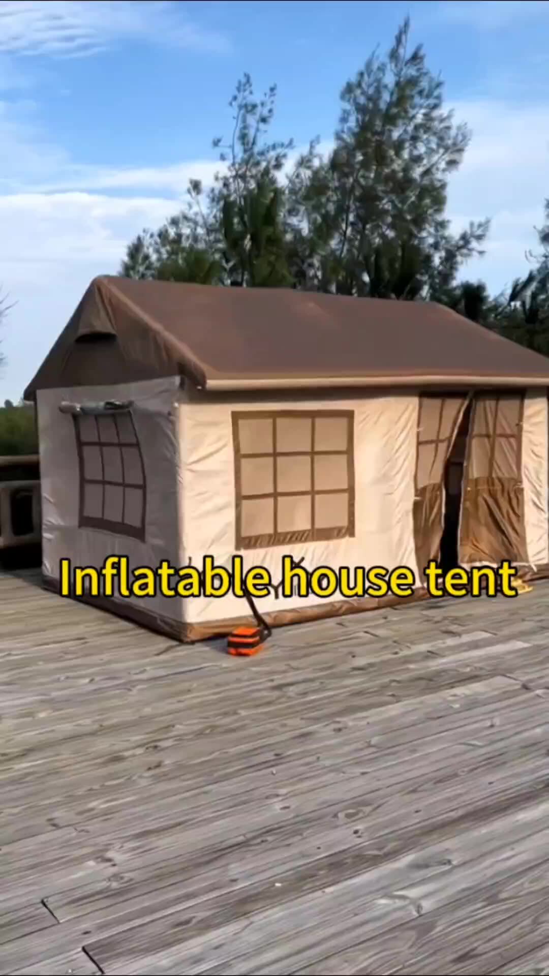 Folding Glamping Inflatable Saudi Arabia Desert Tent Insulated Camp ...