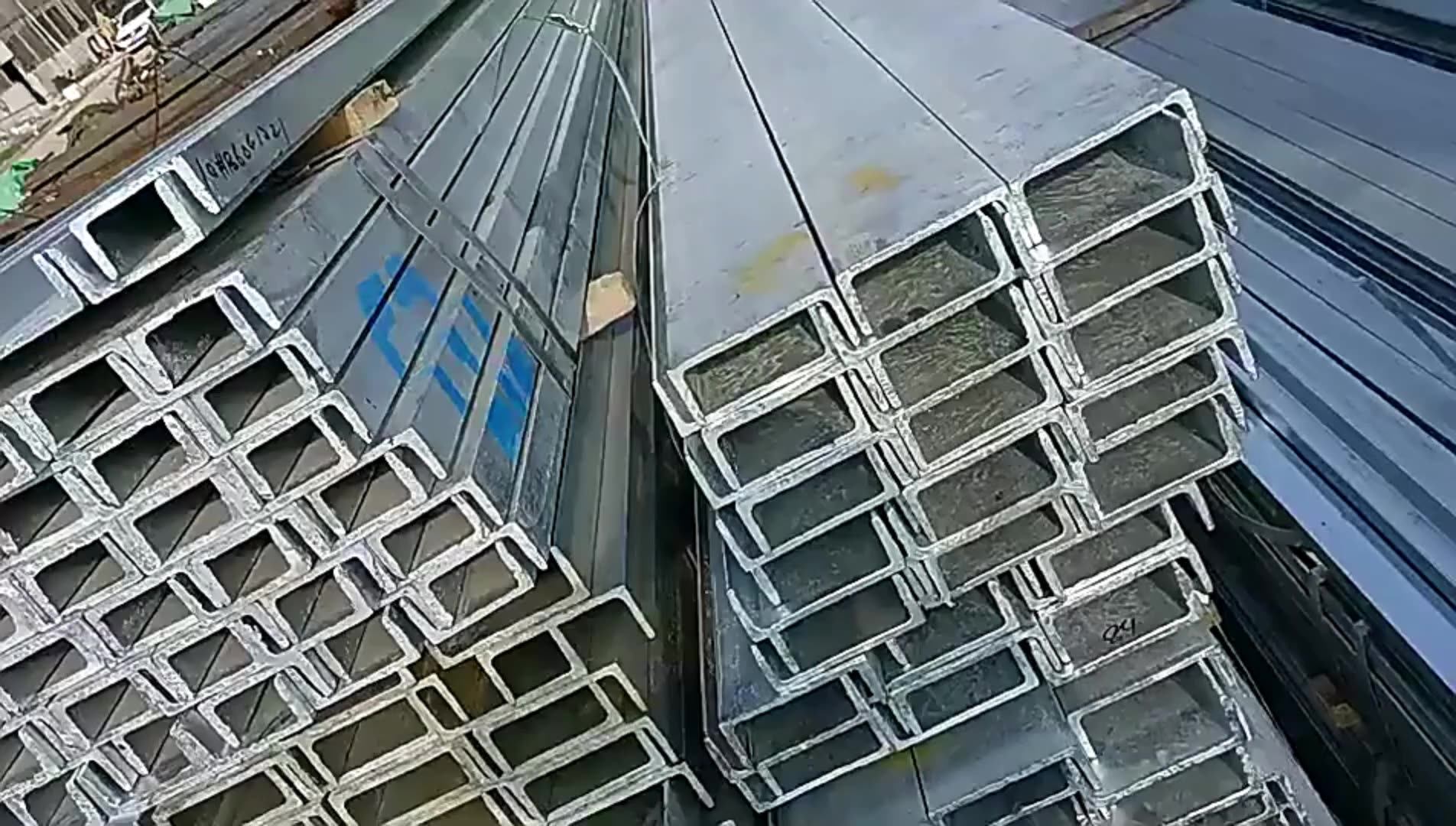 Steel C Channel For Pipe Support Mild Steel Channel 100x50x3.8x6.0mm ...