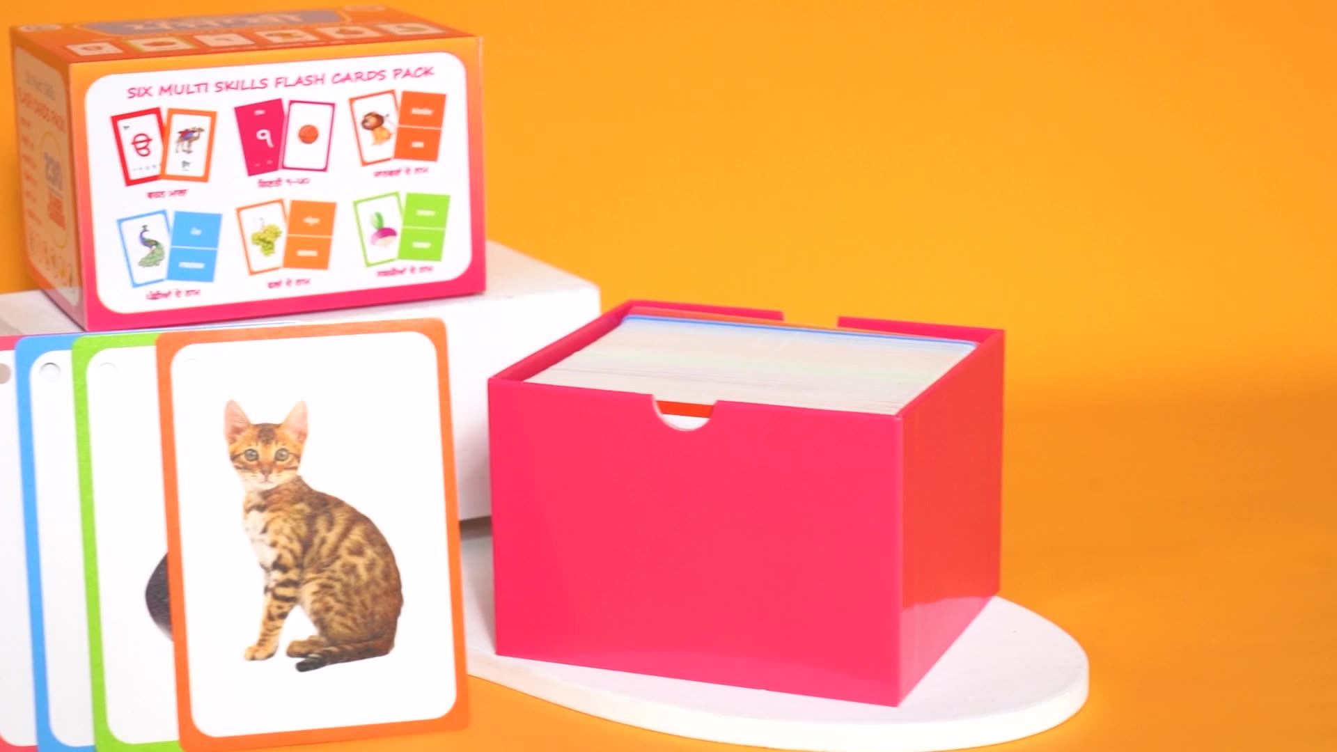 Oem Custom Printing English Learning Flash Cards For Kids Children ...