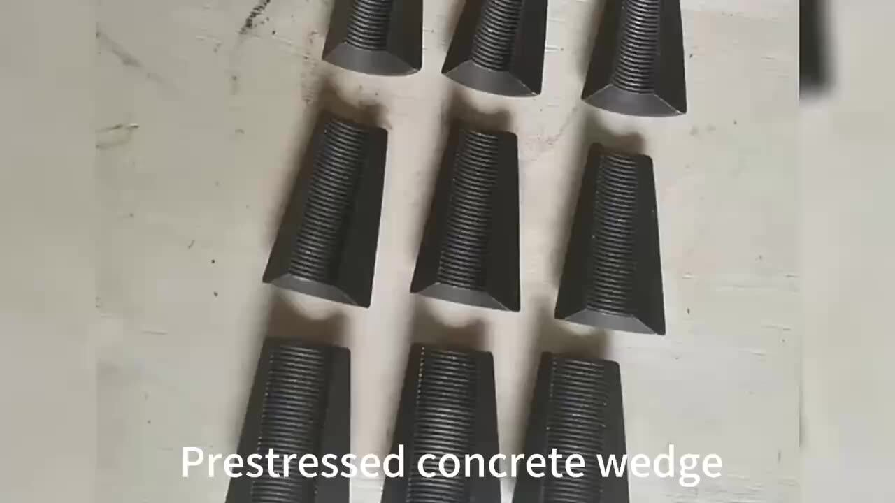 Prestressed Anchor Wedges For Post Tension System Prestressed Concrete ...