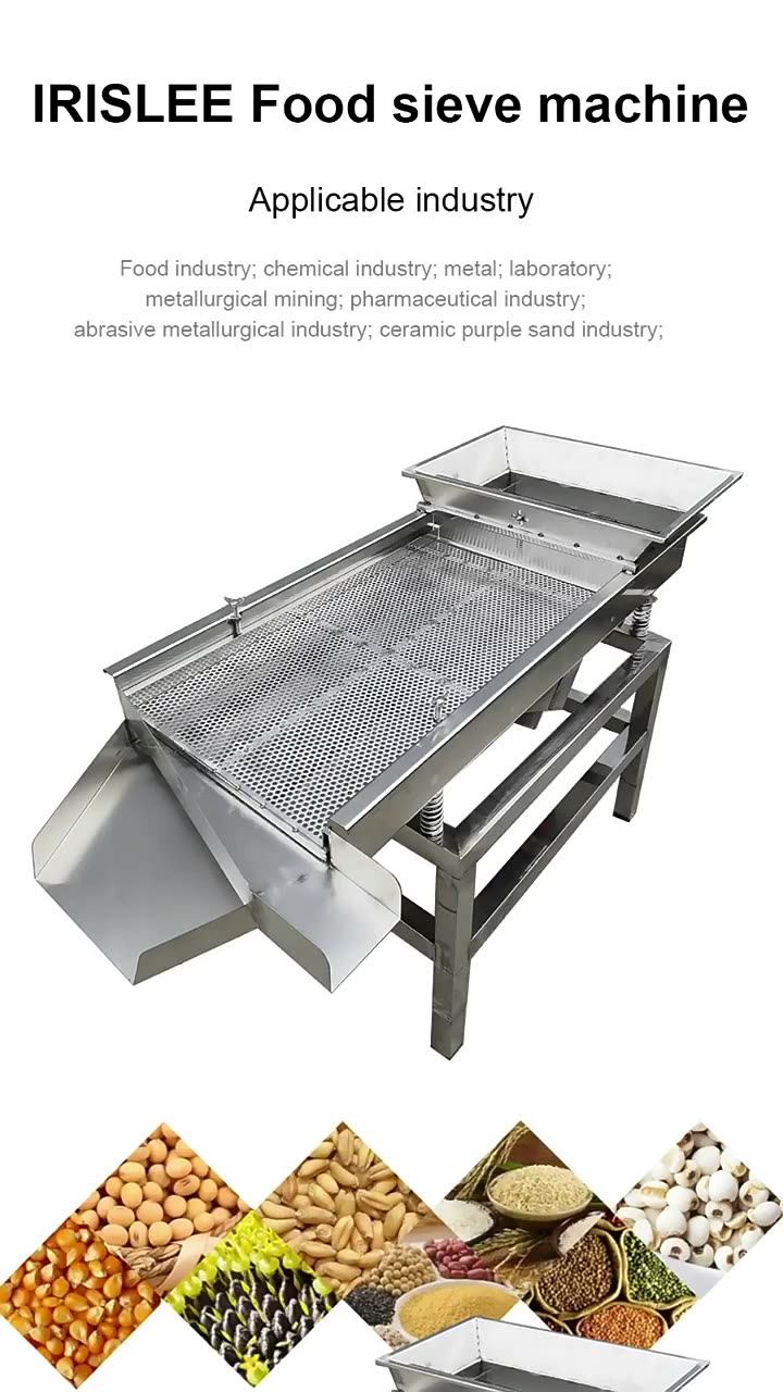 Food Sieve Machine Single Sievevibrating Electric Screen Packing ...