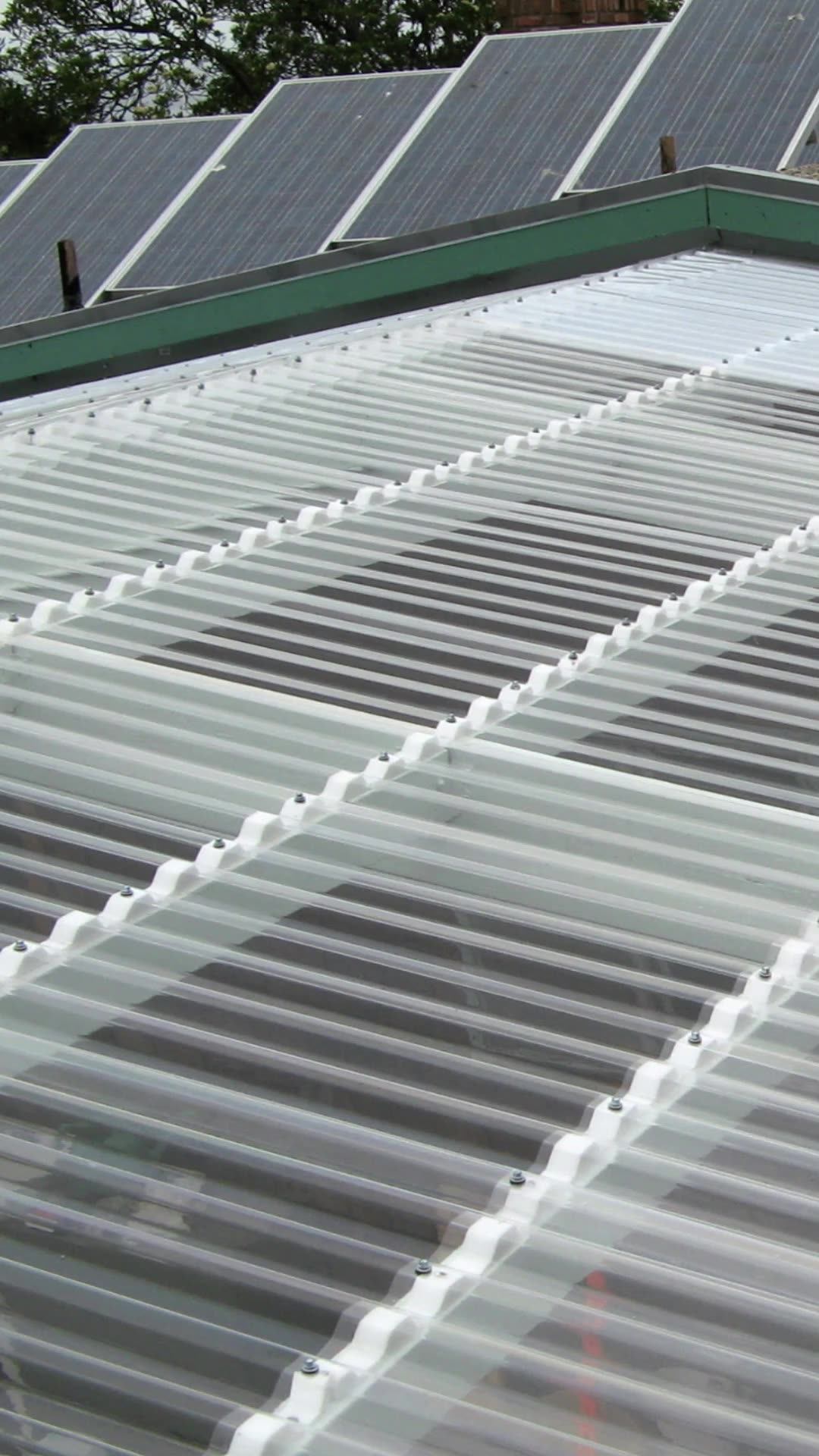 Corrugated Roof Panels Polycarbonate Pc Greenhouse Transparent Roof ...
