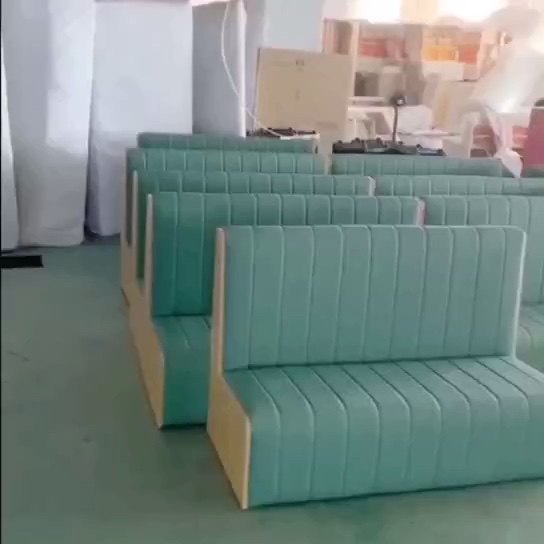 Customize Wooden Restaurant Booth Seating Sofa Bench With Table Sets ...