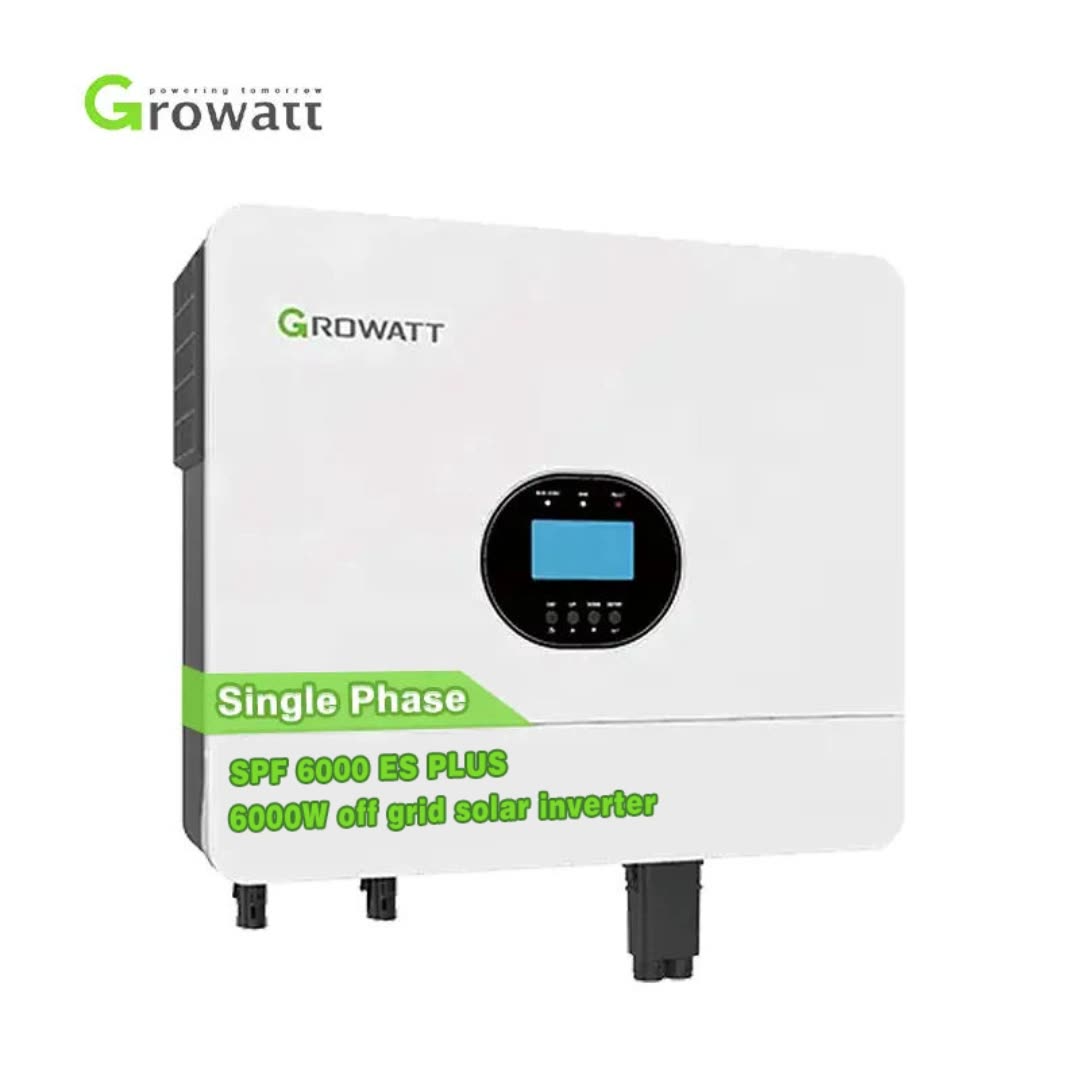 Growatt Spf 6000 Es Plus Solar Off Grid Inverter 5000w 6000w Off Grid Solar Inverter Single ...