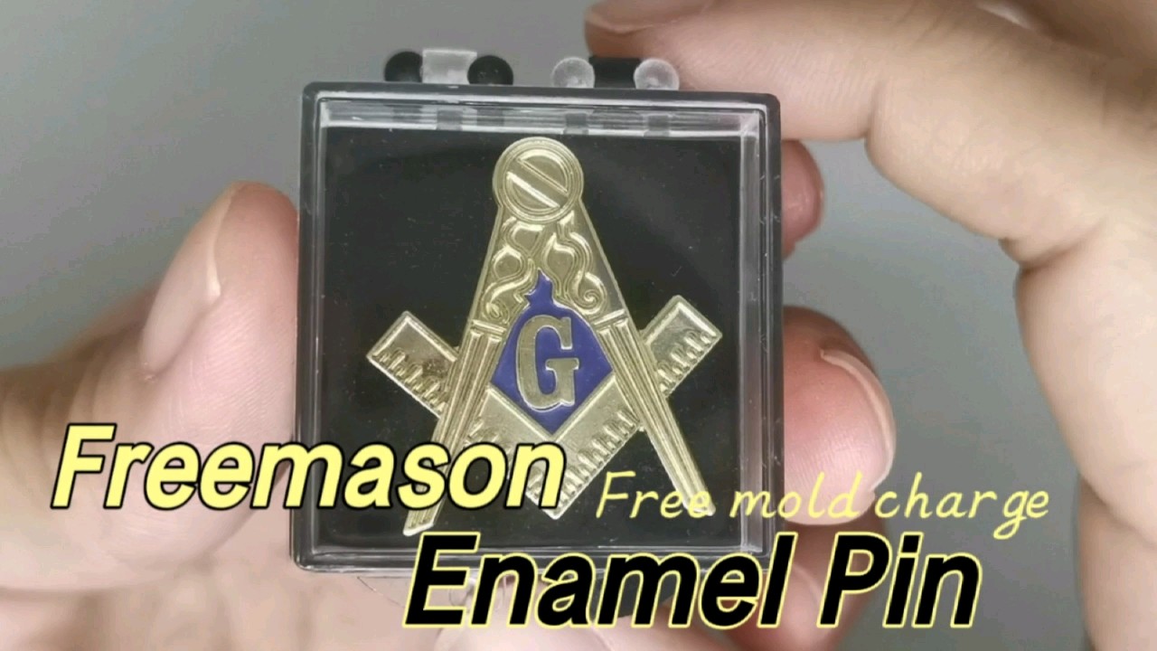 Wholesale Masonic Gold Plated Masonic Jewel Custom Masonery Commemorate ...