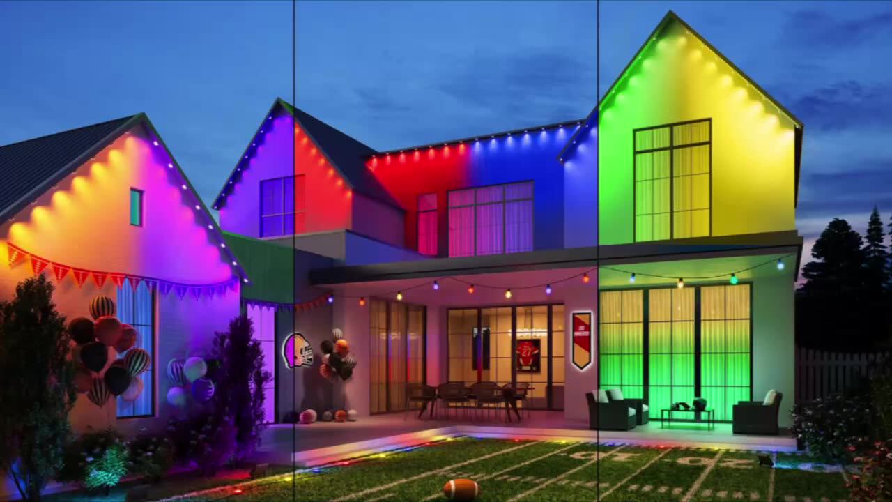 Permanent Outdoor Led Lights 12v 24v 48v Led Christmas Holiday Rgb ...