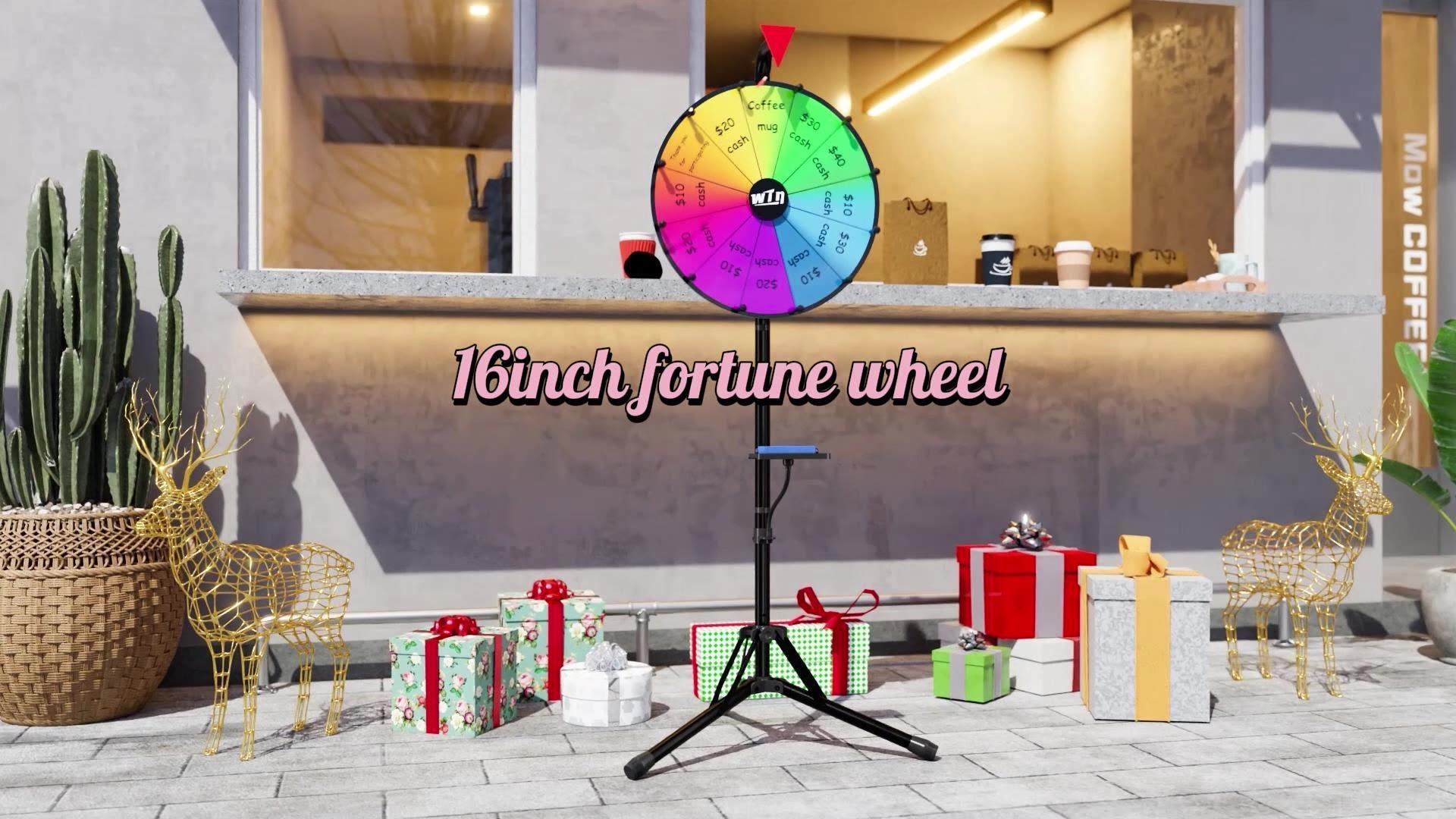 Cydisplay 16 Inch Prize Spinning Wheel Games Tripod Heavy Duty Custom ...