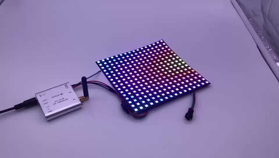 Flexible Programmable Led Matrix Sk9822 Apa102 Flexible Led Display ...