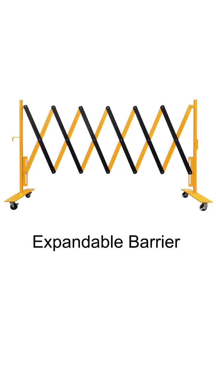 L3500*h950mm Road Expandable Retractable Barricade Safety Barrier ...