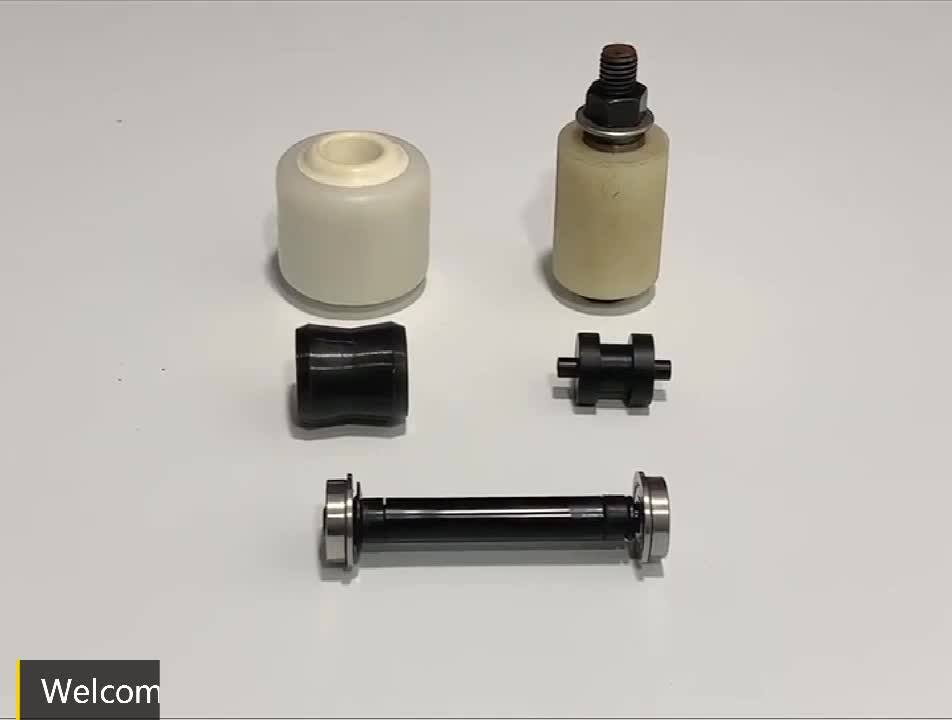 Custom Rubber Bearing Roller Manufacturer Polyurethane Rubber Coated ...