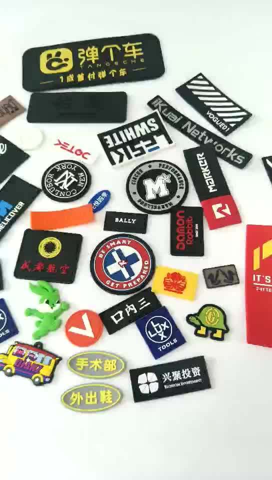 High Quality Clothing Brand Rubber Logo,3d Customized Soft Rubber ...