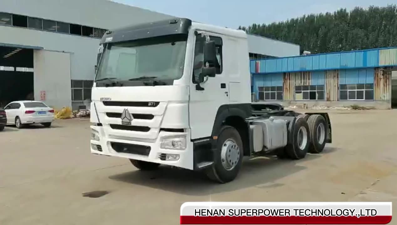 Used Powerful Tractor Trucks 40 Tons 6x4 Heavy Truck Howo Diesel ...