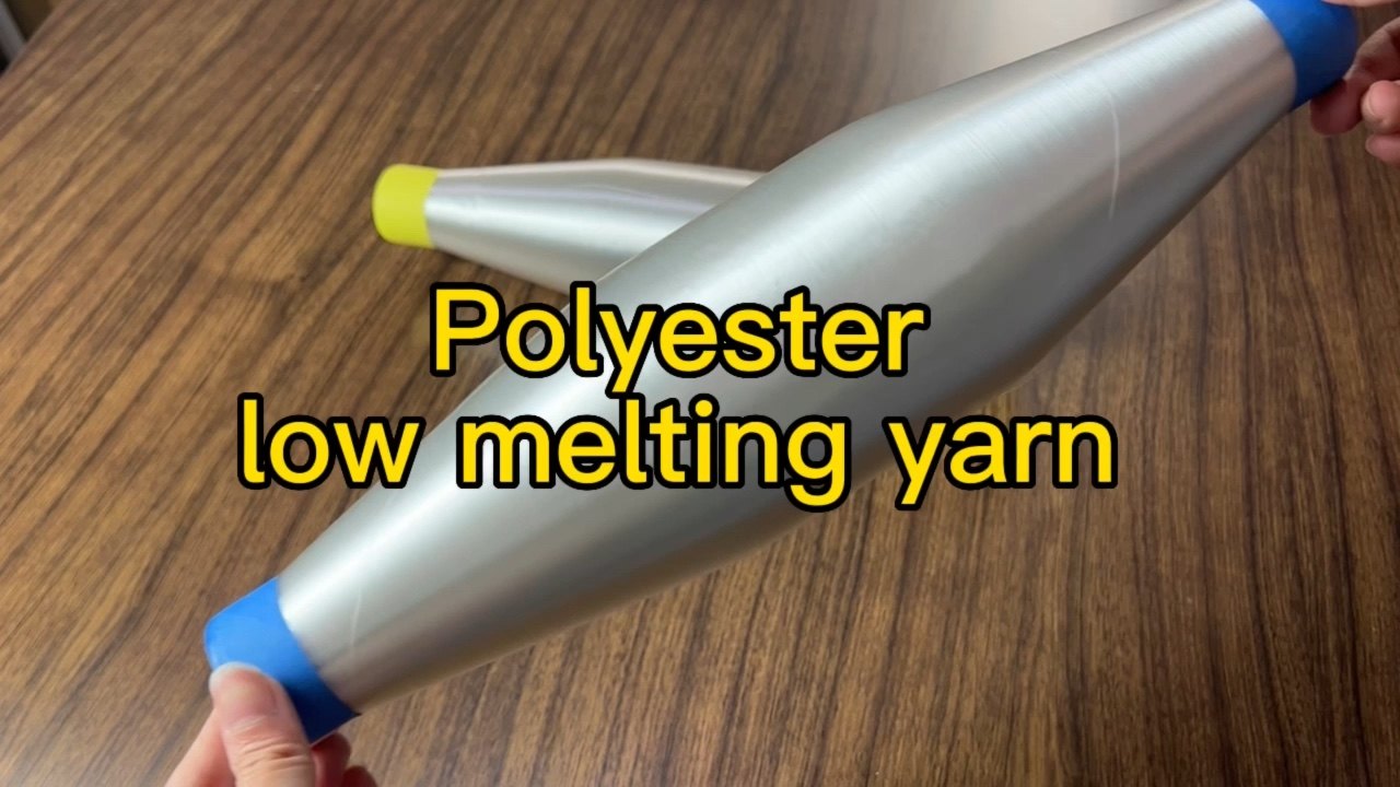 20d 110 Degree Celsius Fusible Bonding Yarn Hot Melt Yarn Polyester Fdy ...