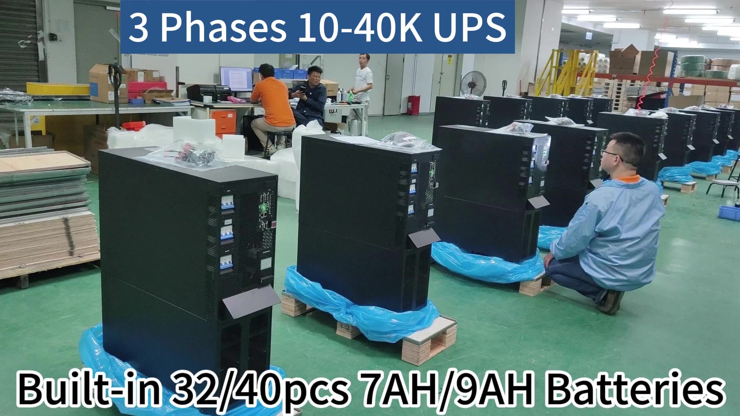 3 Phase 380v Tower Ups 10k 20k 30k 40k 60k Internal Battery Power Ups Supply - Buy Battery Ups ...