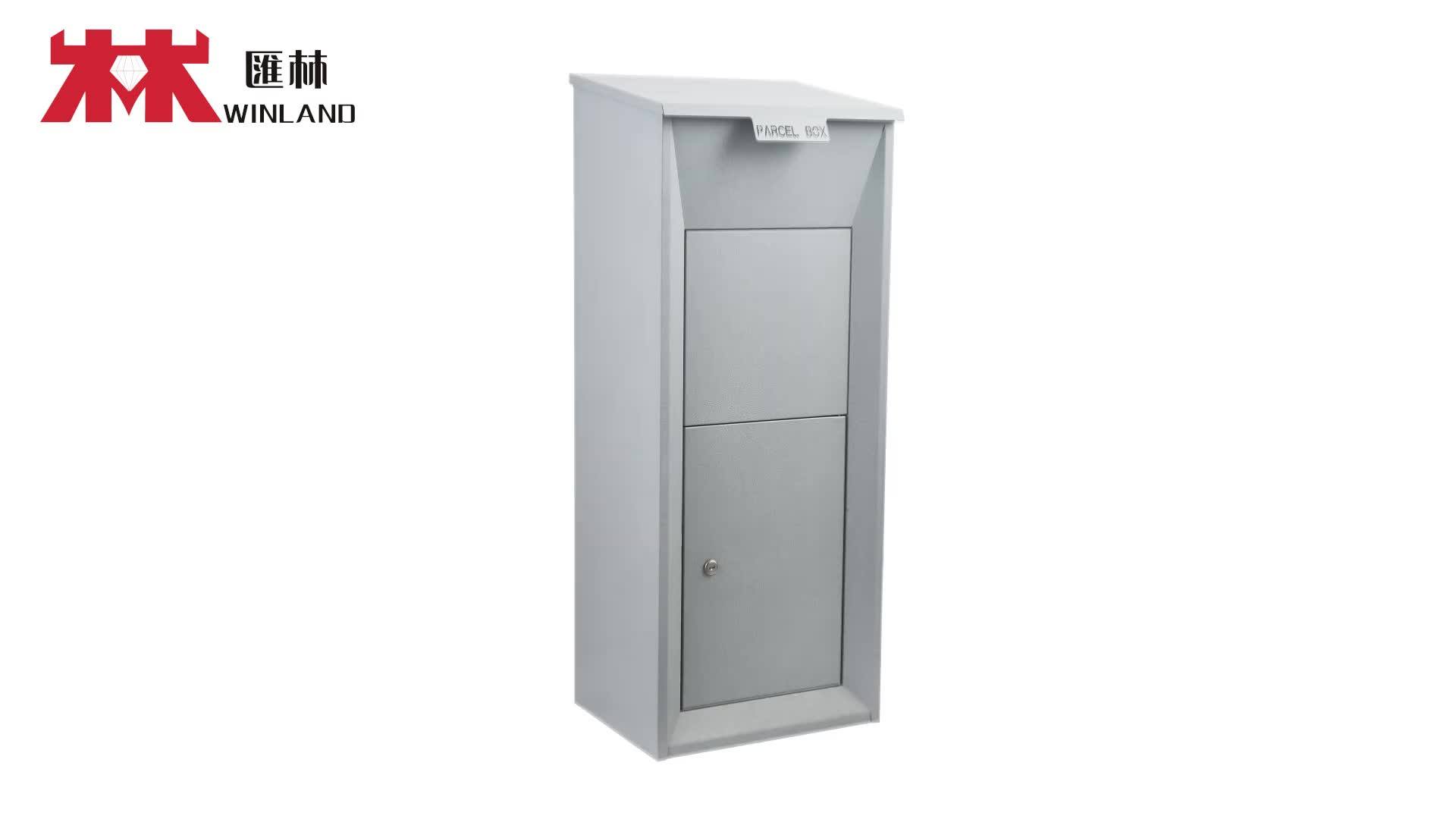 Galvanized Steel Lockable Parcel Drop Box Maximum Size Of Parcel: 330* ...