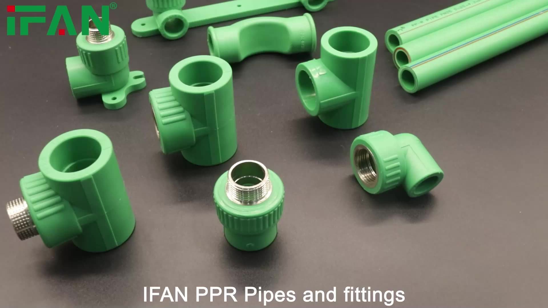 Ifan Customization Ppr Plumbing Fittings Green Plastic Tee Ppr Pipe ...