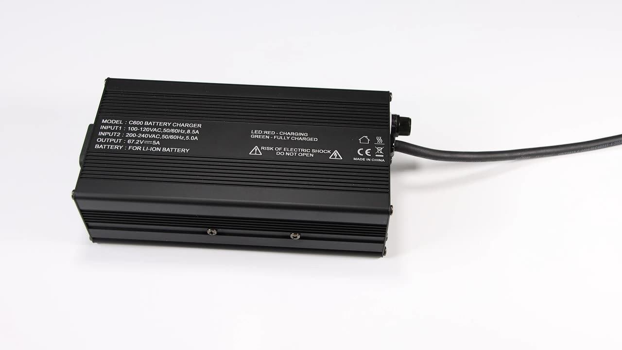 C600 71.4v 6a Battery Charger 60v Lead Acid Battery Charger Aluminium ...