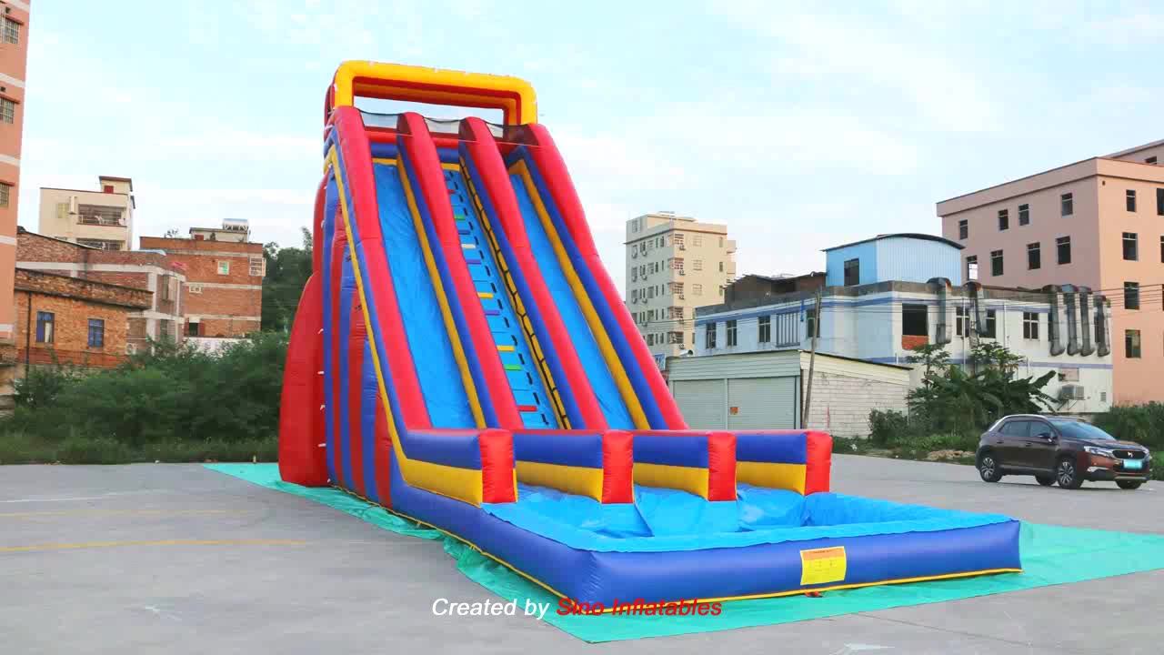 10m De Alto Comercial Gigante Inflable Tobogán De Agua Para Adultos ...