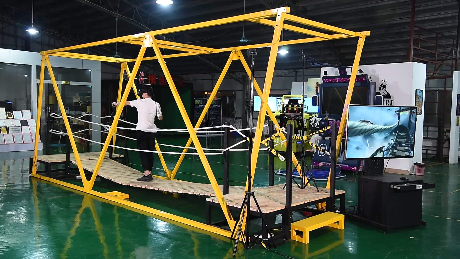 High Profit Business 9d Vr Snow Mountain Suspension Bridge,Vr Bridge ...