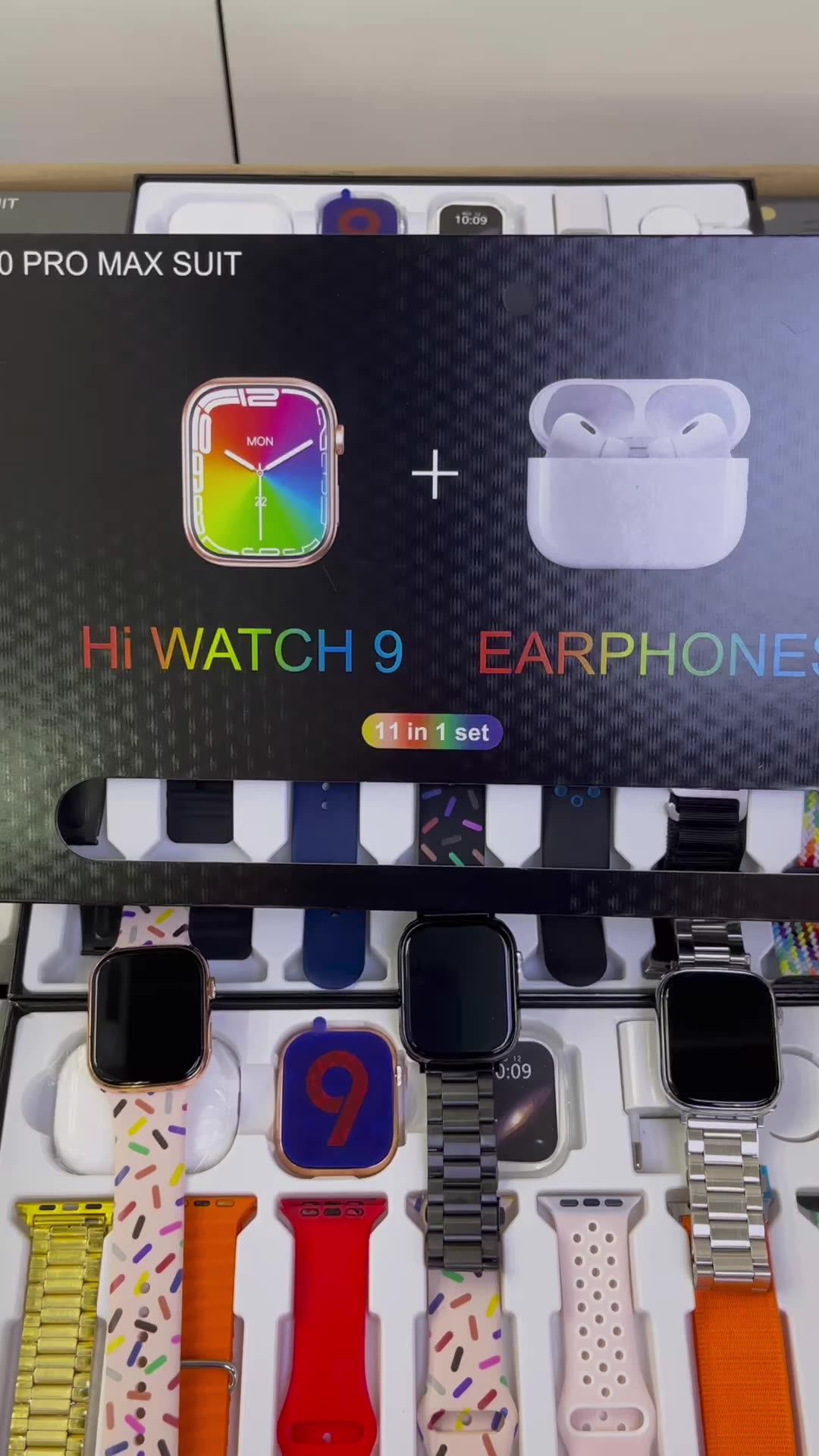 2023 Newest I30 Pro Max Suit Smart Watch With Earbuds 11 In 1 Set With ...