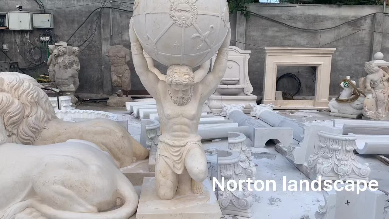 Outdoor Garden Decoration Life Size Stone Carving Marble Greek Gods ...