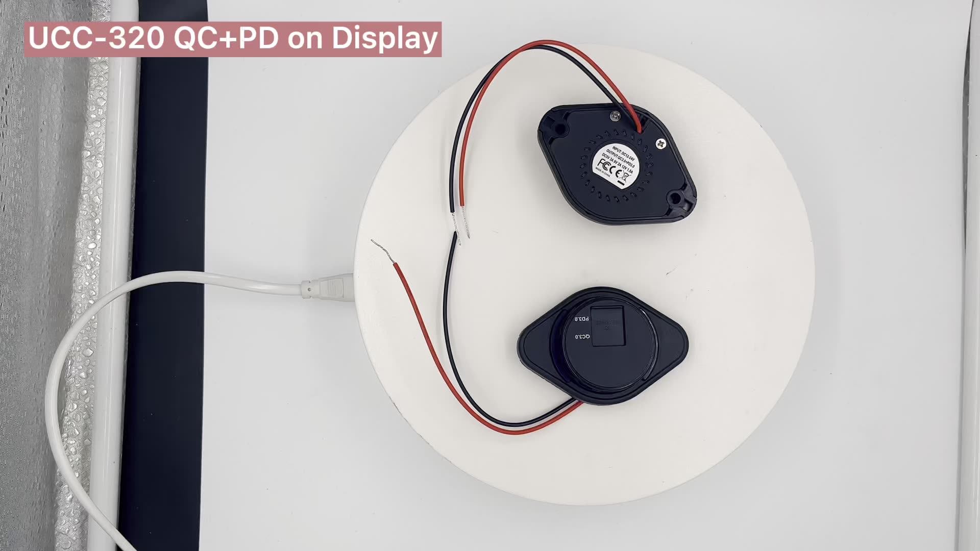 Surface Mount Automotive Camping Car Usb 12v Qc3.0 Quick Charging Panel ...