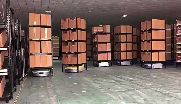 智能AGV堆垛机AGV无人搬运自动仓储货架自动化立体库智能仓储货架-阿里巴巴