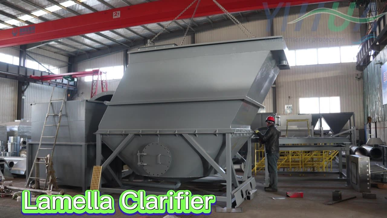Pvc Plate Lamella Clarifier Filter Sewage Treatment Equipment Water ...