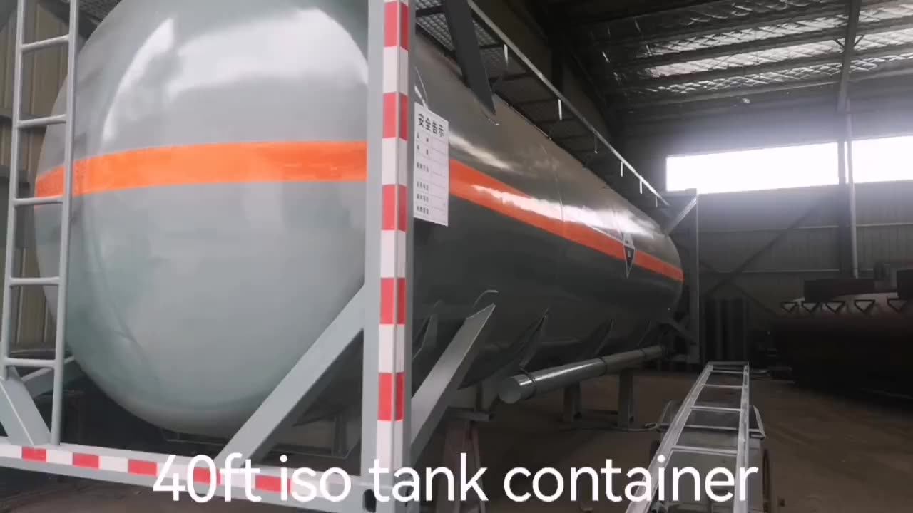 Iso Tank Containers 20ft 40ft Used With Liquid Oxygen And Liquid ...