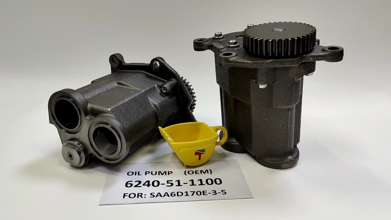 挖掘机用油泵6240-51-1100 Pc1250-7 Pc1250-8建筑推土机d375a-3垃圾车hd465-7发动机qsk23 ...