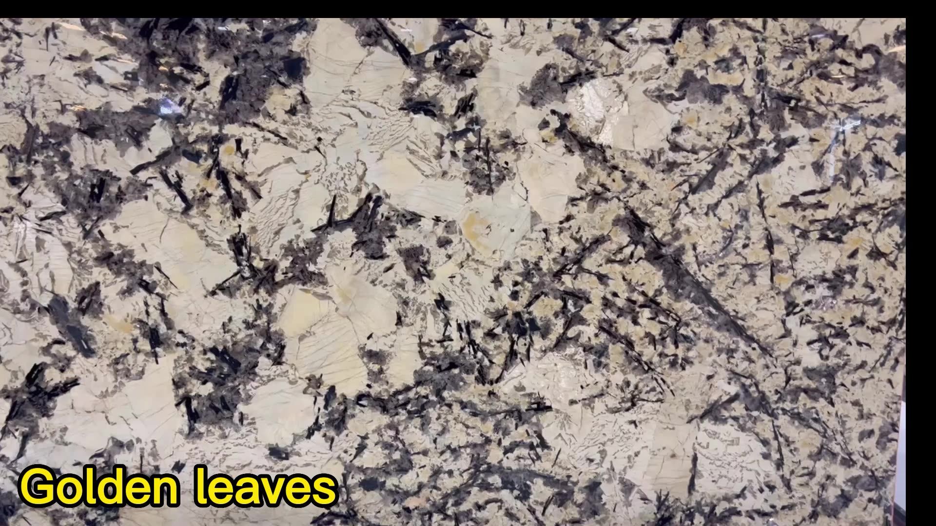 Nature Translucent Golden And Grey Granite Stone Slabs For Countertops ...