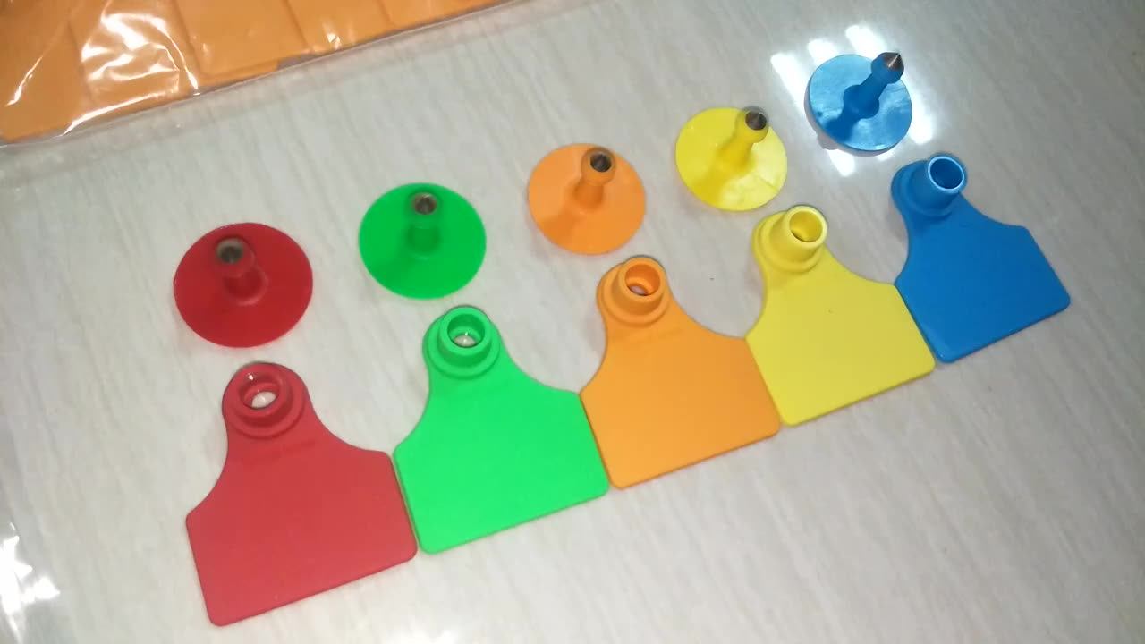 50*42mm Livestock Rfid Barcode Uhf Goat Eartag Animal Cattle Electronic ...