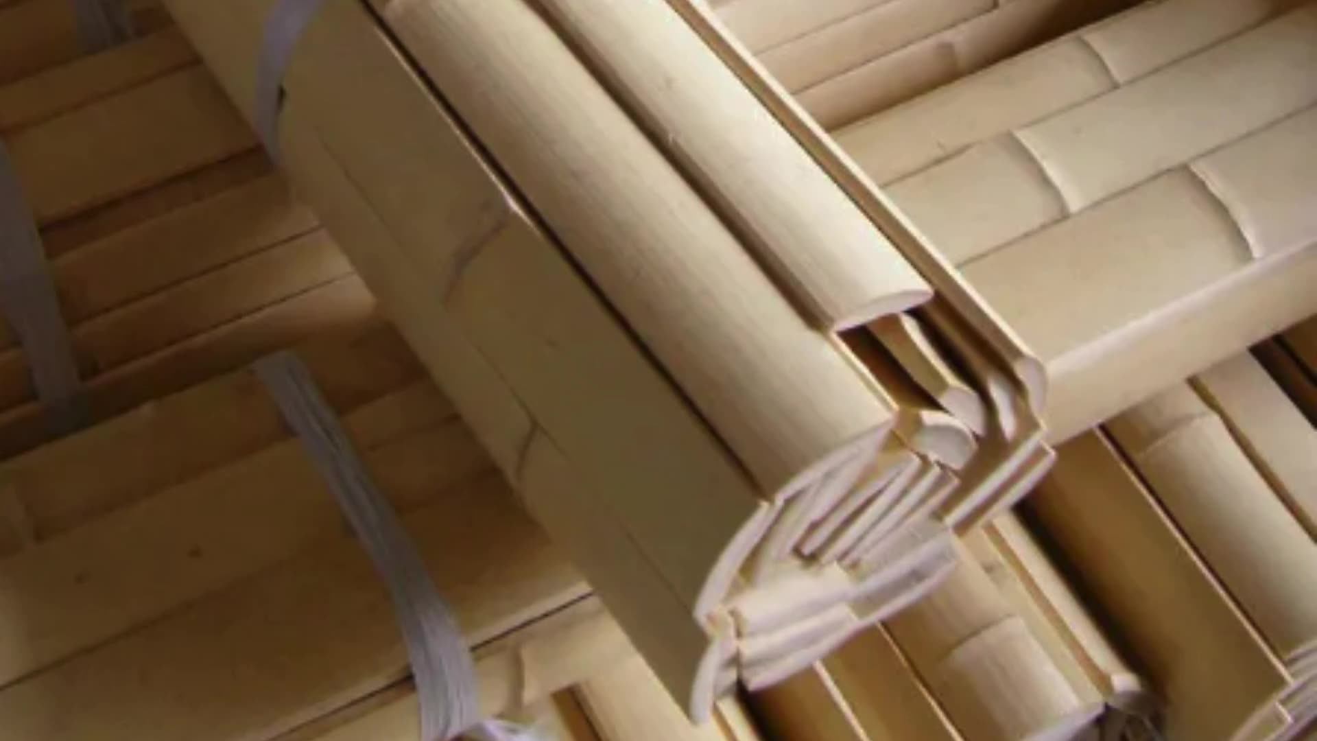 Split Half Cut Bamboo Poles Natural Materials Wholesale - High Quality ...