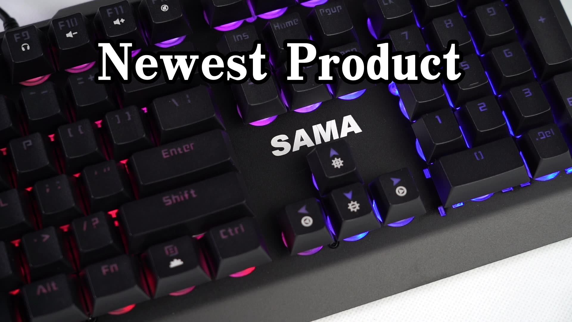 Sama Customized Logo Gamer Keyboard Rgb Adjustable High Keyboards ...