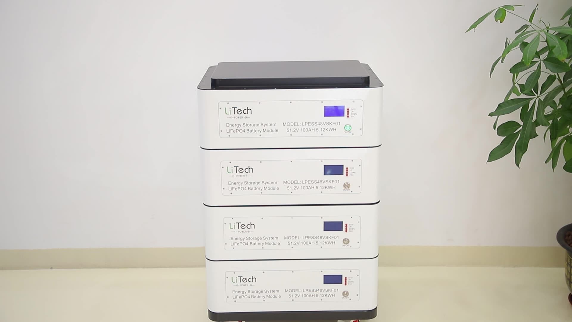 Litech Power Stock Inverter Lithium 48v 51.2v 200ah 10kwh Lifepo4 Power ...