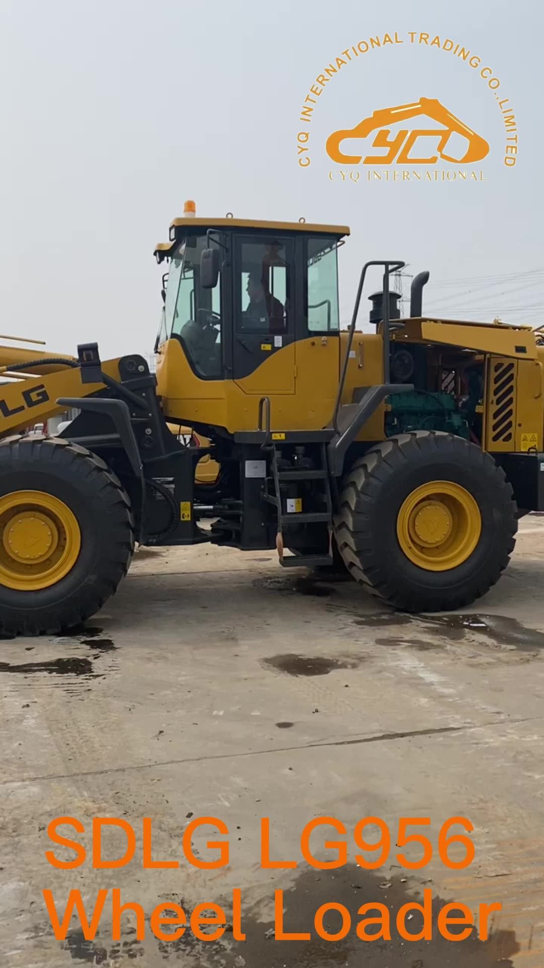Used Sdlg Lg956l Front Wheel Loader Large Capacity Good Condition Low ...