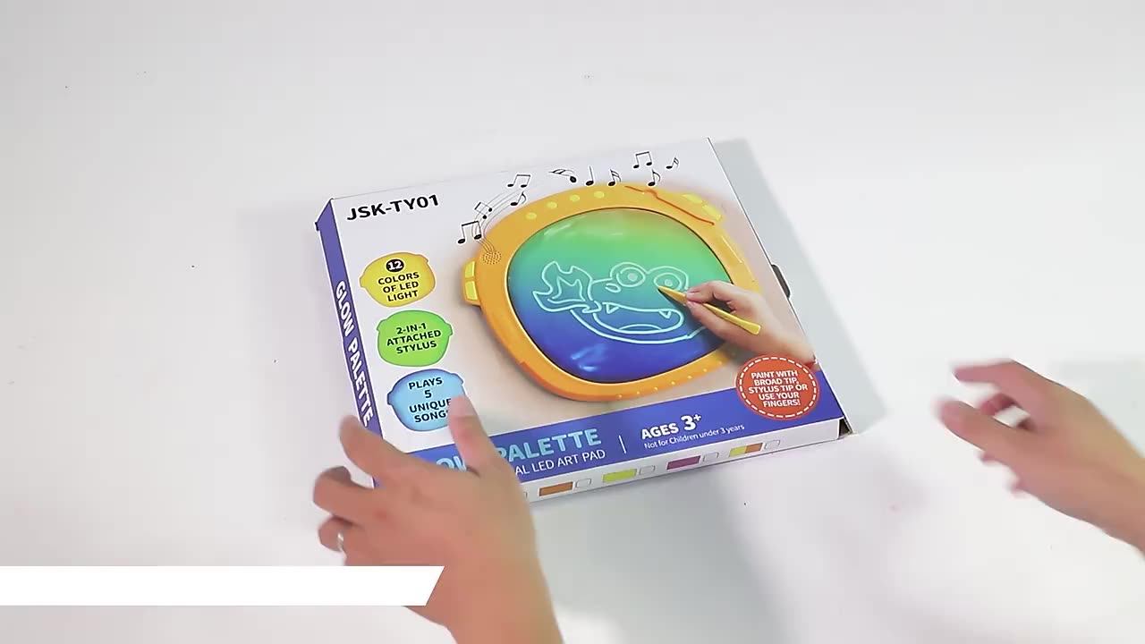 Hot Sale Kids Doodle Board Educational Toys Painting Art Pad Rgb Led ...
