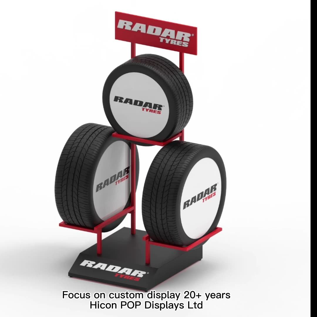 Merchandising Yellow Metal Retail Display Rack For Lubricating Oil,Gas ...