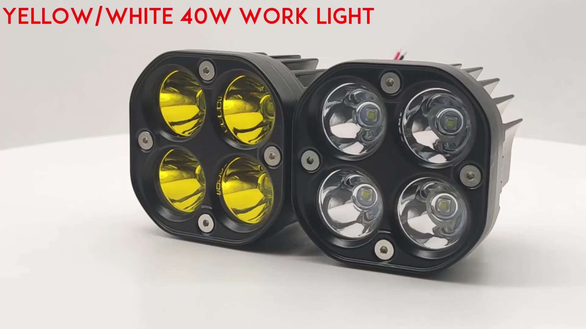 3 Inch 40w Led Work Light Bar Pods 12v 24v Spot Combo Beam For Car Fog ...