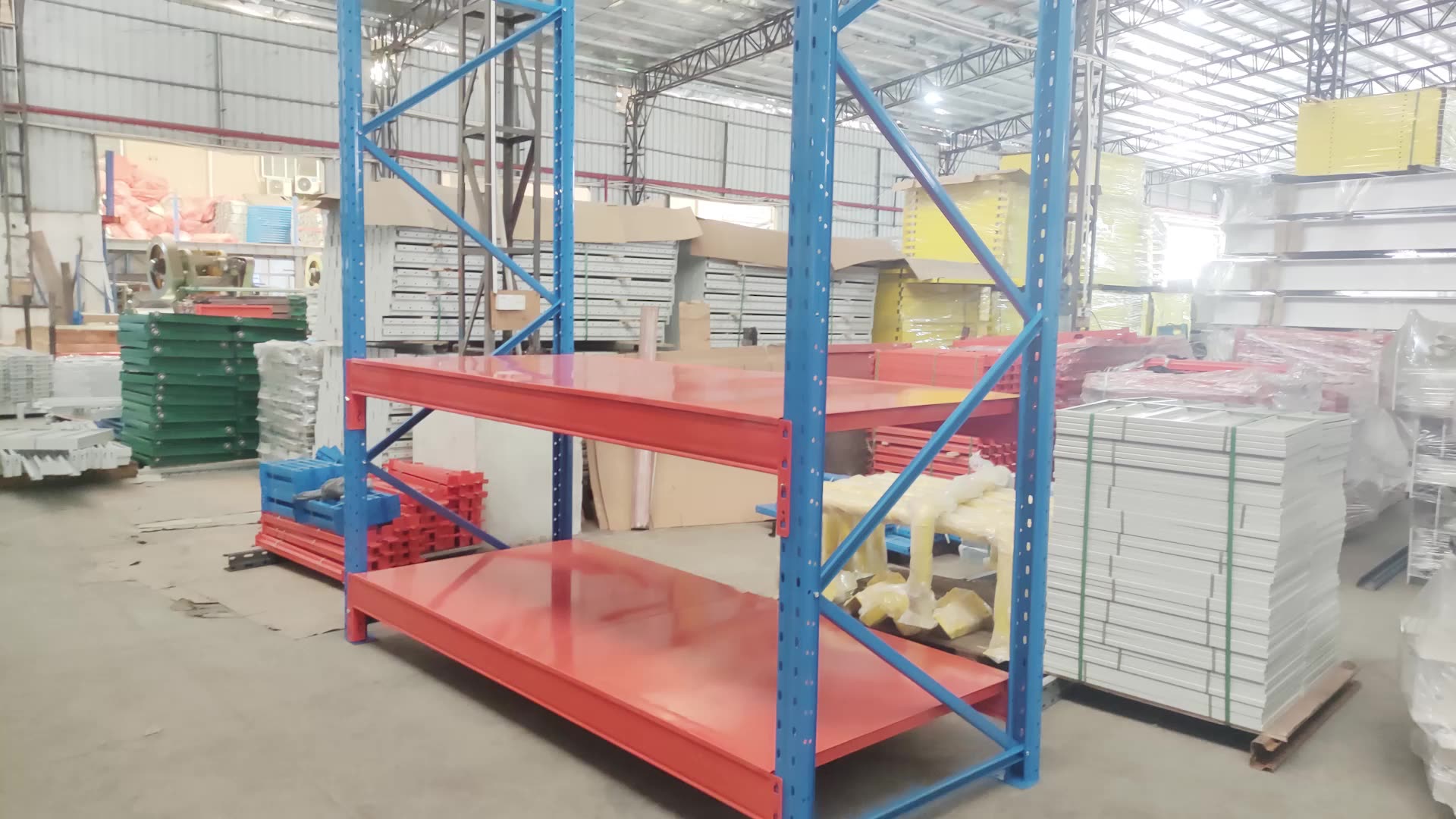 Mracking Rack Shelf Custom Heavy Duty Shelving 4 Tier Industrial ...