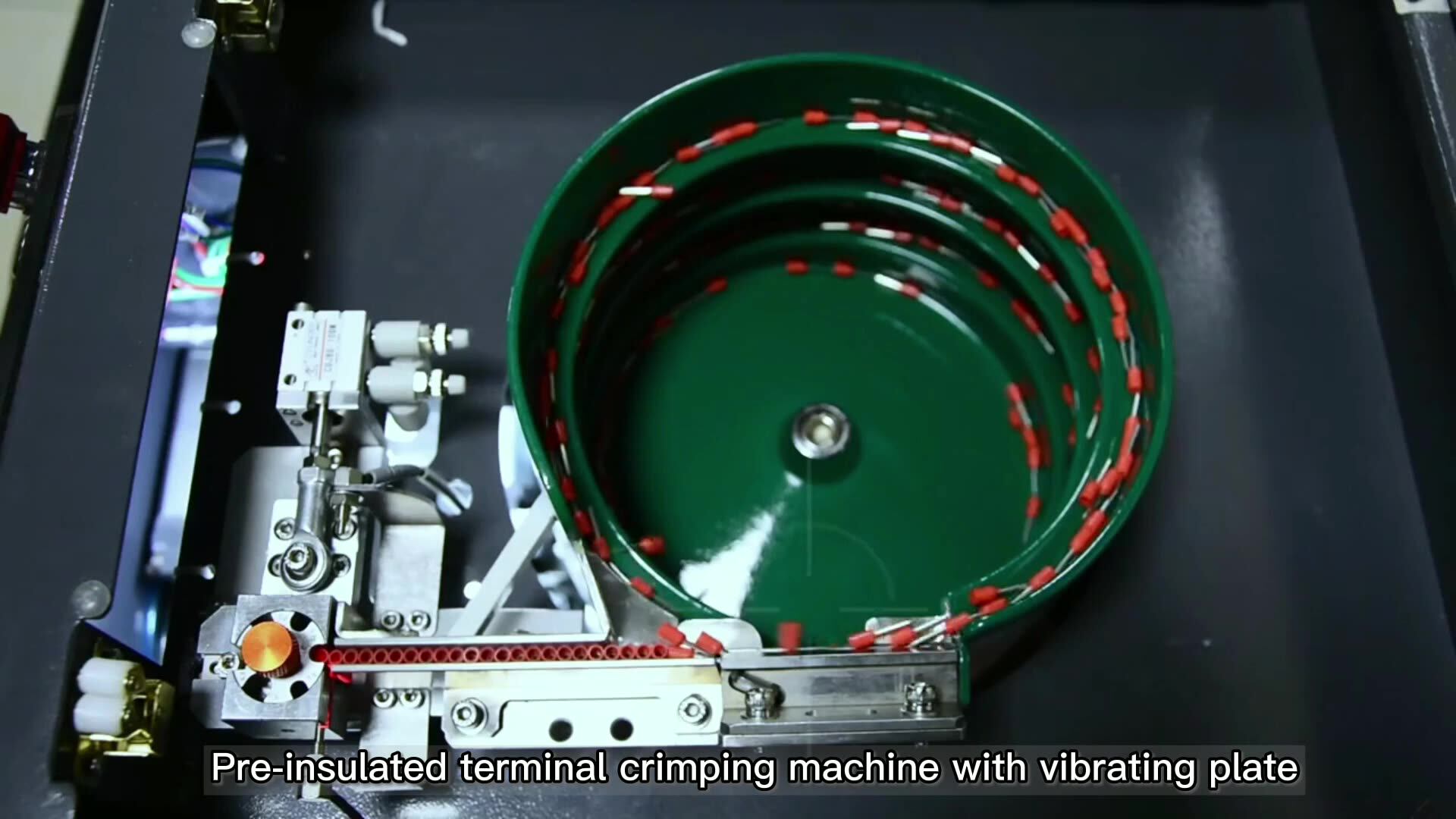 Semi Automatic Pre-insulated Wire Terminal Stripping Crimping Machine ...